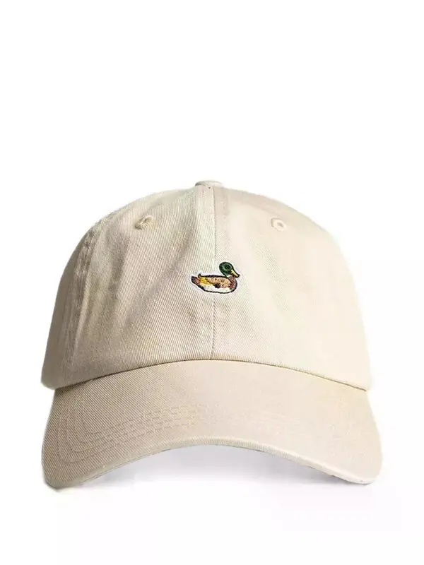 EDMMOND STUDIOS Duck Embroidered Cotton Cap