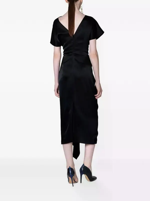 ROKSANDA Zoa Draped Ruffled Dress