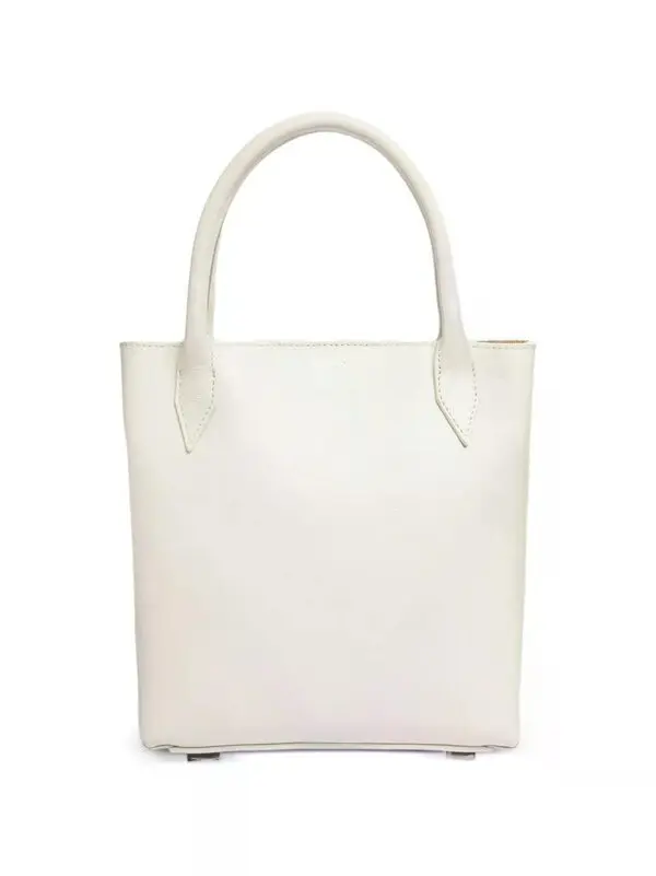 Vera Wang Mini Leather Tote Bag - White