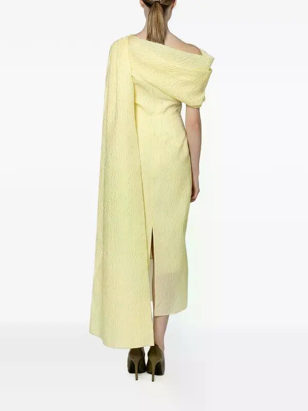 ROKSANDA Maite Draped Textured Dress