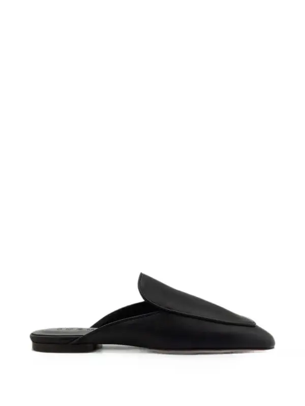 Soeur Antonine Leather Mules - Black