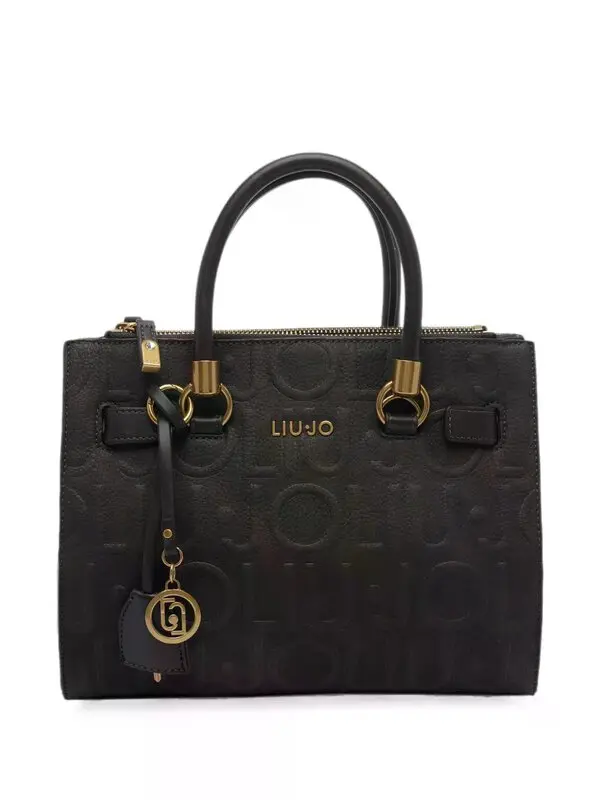 Liu Jo Small Logo-debossed Satchel Bag - Brown