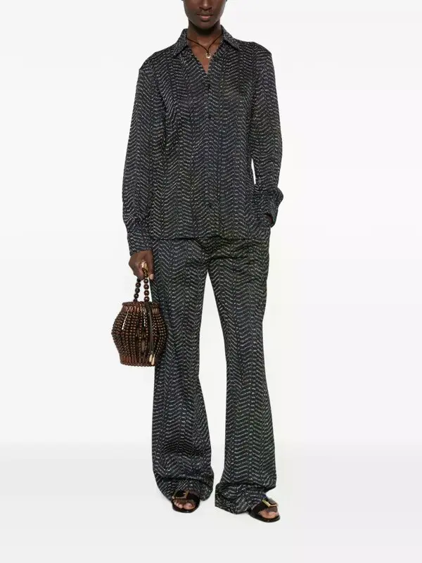 Missoni Zigzag-knit Palazzo Pants
