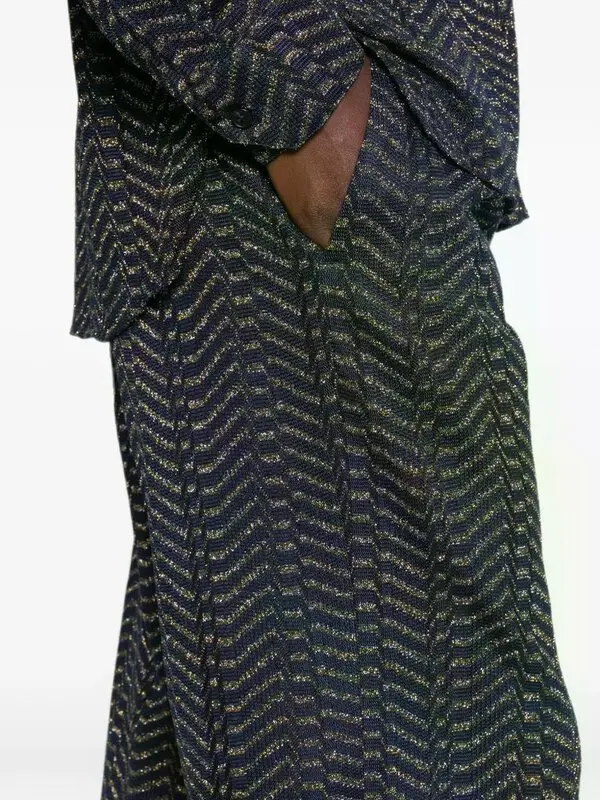 Missoni Zigzag-knit Palazzo Pants