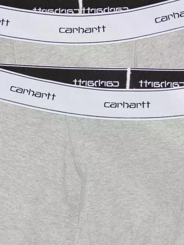 Carhartt Work In Progress Logo-waistband Boxers - Grey