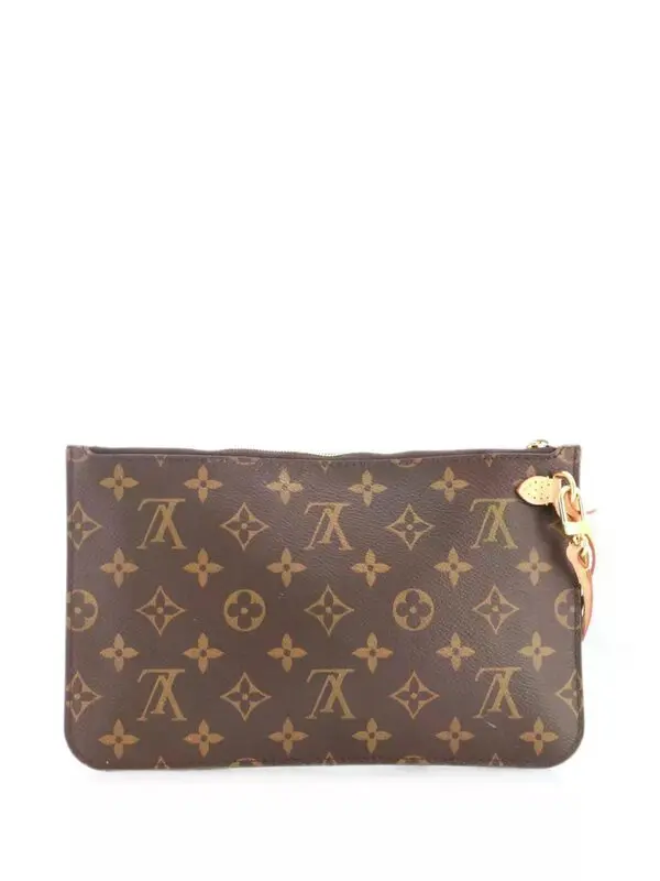LOUIS VUITTON Neverfull Pochette Monogram Canvas Large Pouch