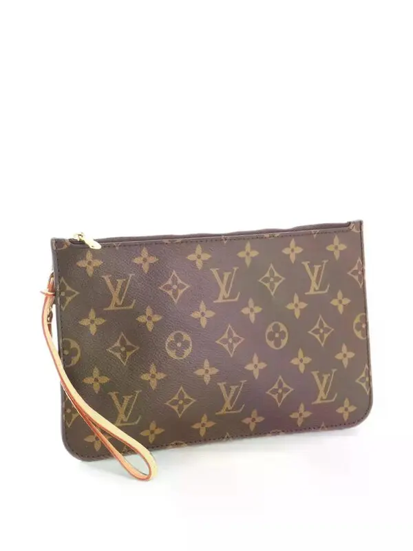 LOUIS VUITTON Neverfull Pochette Monogram Canvas Large Pouch