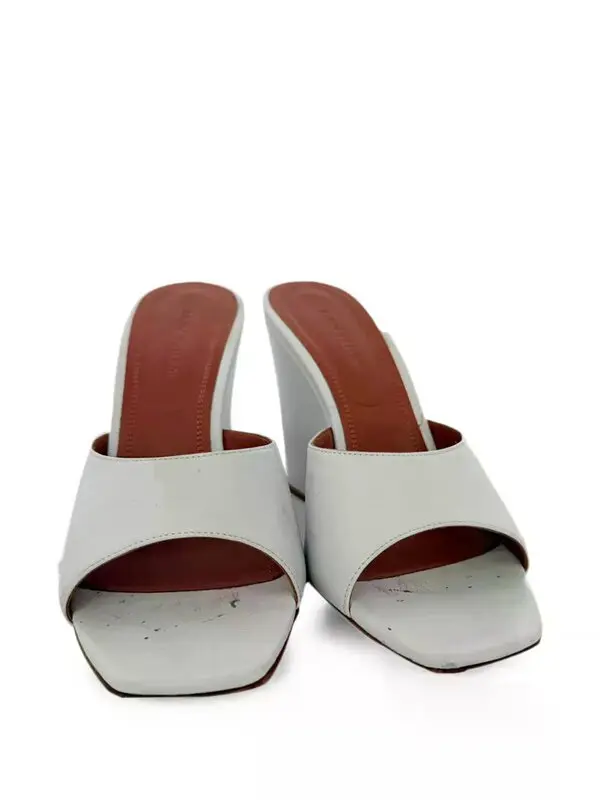 Amina Muaddi Lupita Wedge Sandals