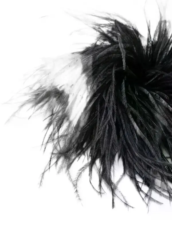 GIANLUCA CAPANNOLO Feather-embellished Brooch