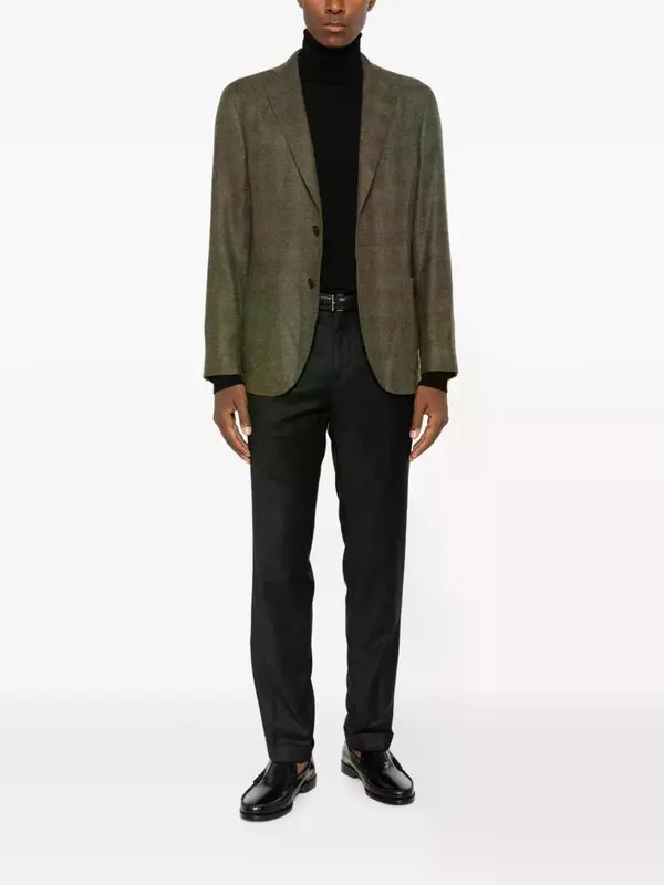Boglioli Check-pattern Notched-lapel Jacket
