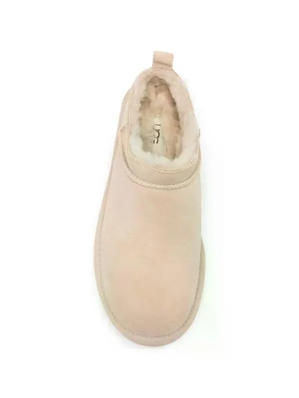 UGG Classic Micro Pull-tab Ankle Boots - Neutrals