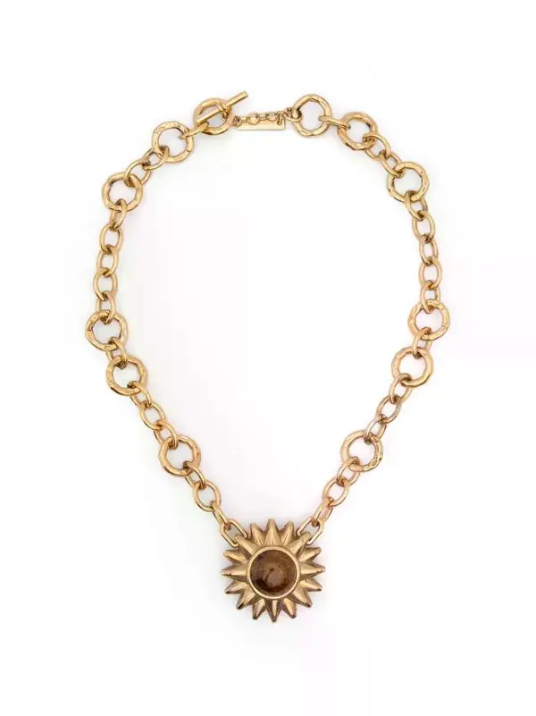 Raquel Diniz Sun Pendant Necklace - Gold