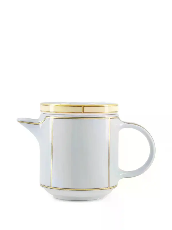 GINORI 1735 Diva Covered Celeste Porcelain Coffeepot