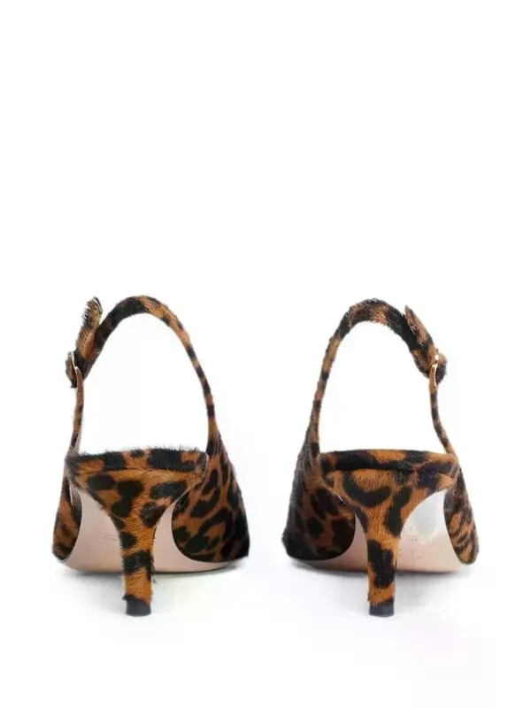 Roberto Festa Adisa Leopard-print Heeled Pumps - Brown