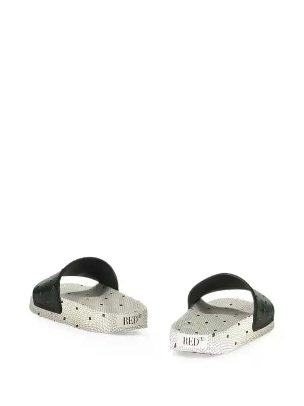 Red Valentino Point D'esprit Open-toe Sliders