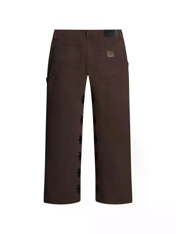 LOSTSHDWS Floral Patchwork Carpenter Trousers