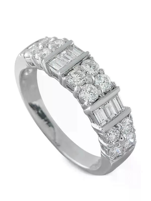 LB EXCLUSIVE 14k White Gold Diamond Ring - Silver