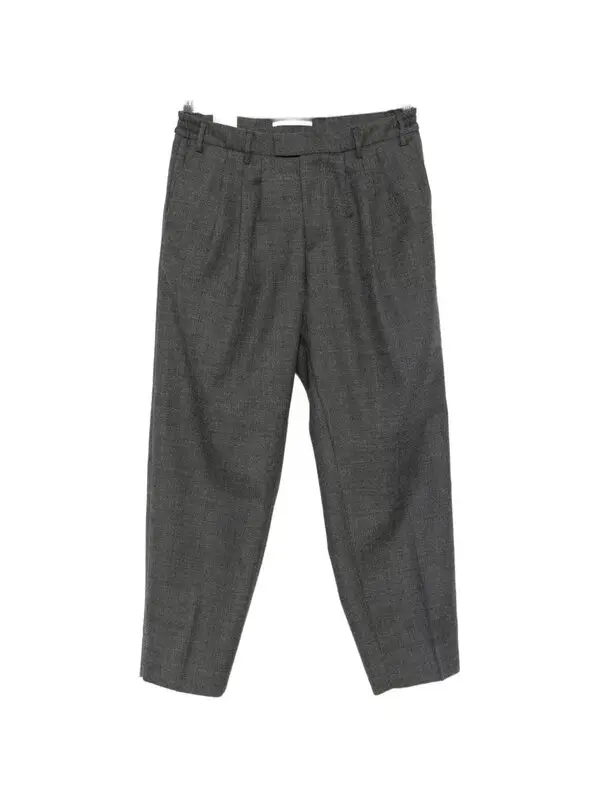 BRIGLIA 1949 Pleated Straight-leg Trousers - Grey