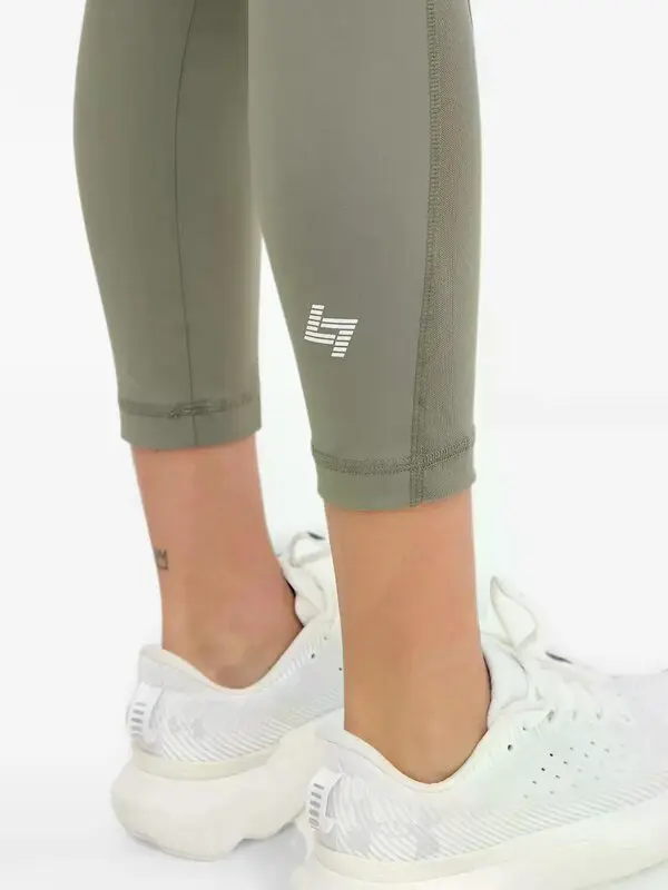 EA7 Logo-print Drawstring-waist Leggings