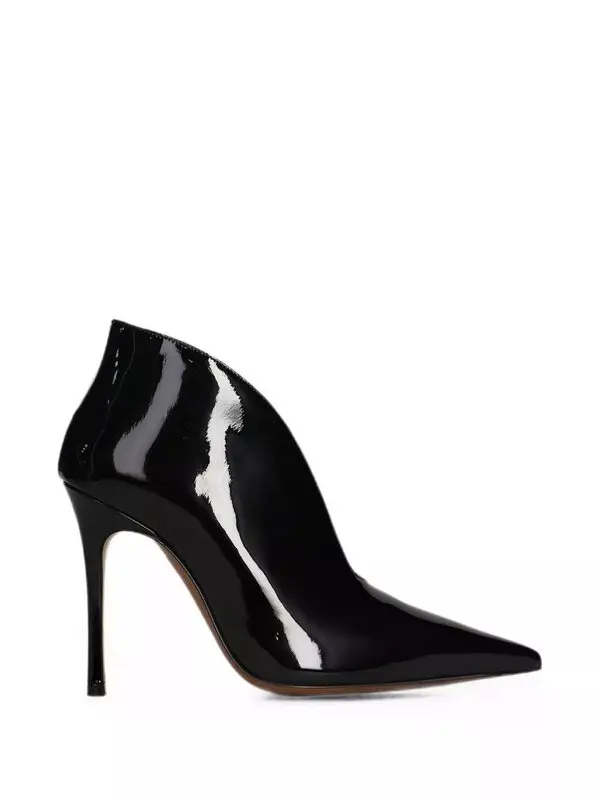 Roberto Festa Adele Patent-finish Ankle Boots - Black