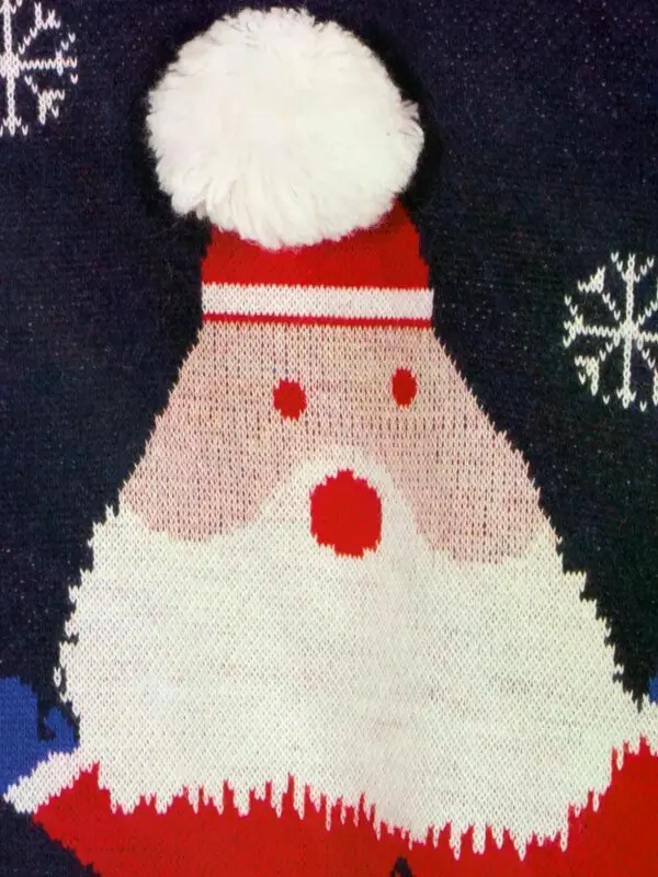 SIOLA Santa Claus Intarsia-knit Sweater