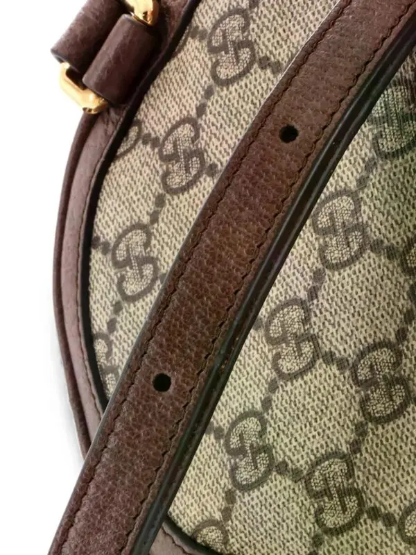 Gucci Ophidia Round Gg Coated Canvas Mini Backpack