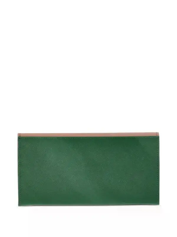 GIANNI CUCCUINI Saffiano-leather Foldover Wallet
