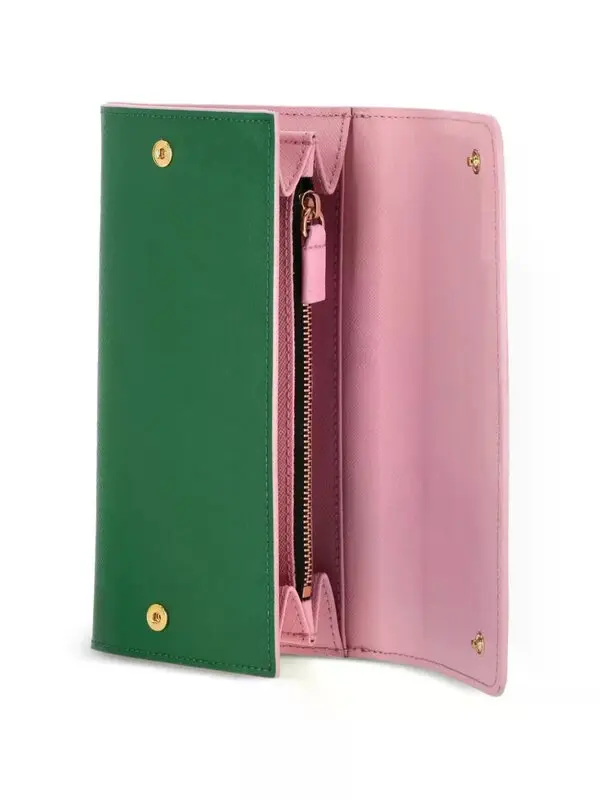 GIANNI CUCCUINI Saffiano-leather Foldover Wallet