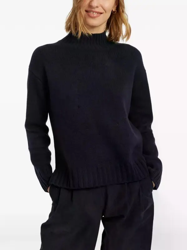 Chinti & Parker Funnel-neck Cashmere Sweater
