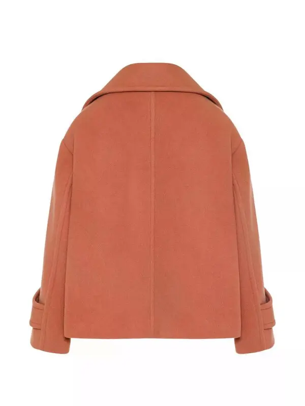 Chloé Oversized Short Coat In Wool