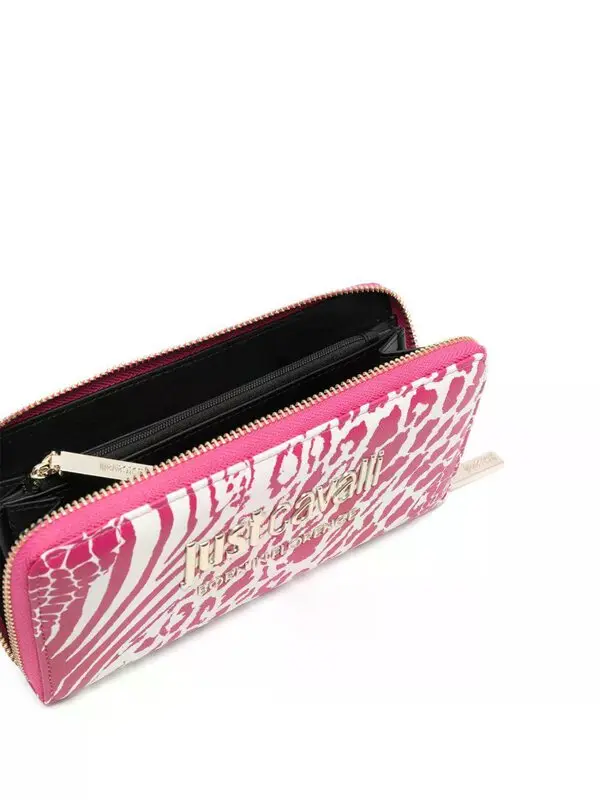 Just Cavalli Animal-print Continental Wallet