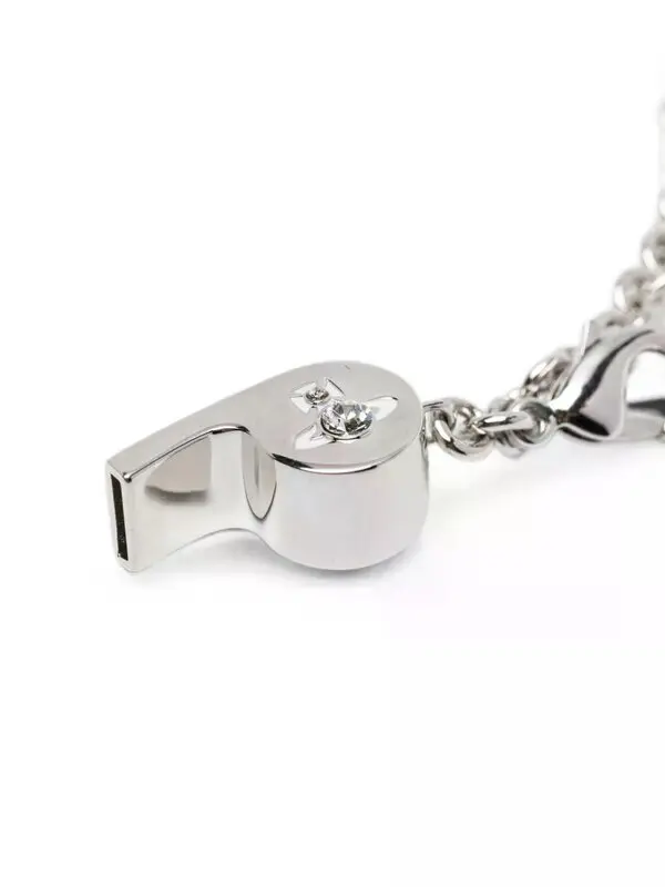 VIVIENNE WESTWOOD Tone Whistle Pendant Necklace - Silver