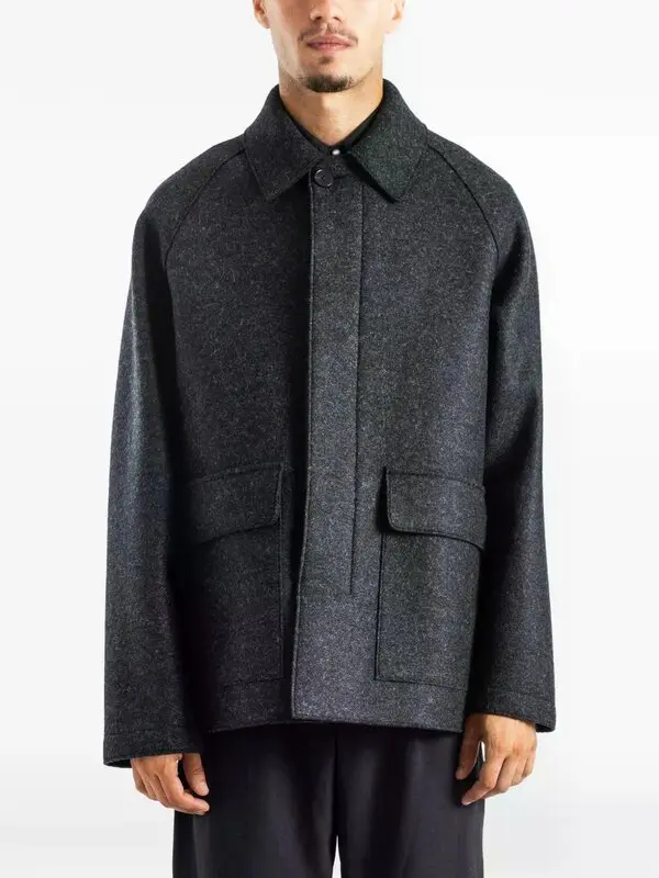 Harris Wharf London Pressed Wool Country Jacket