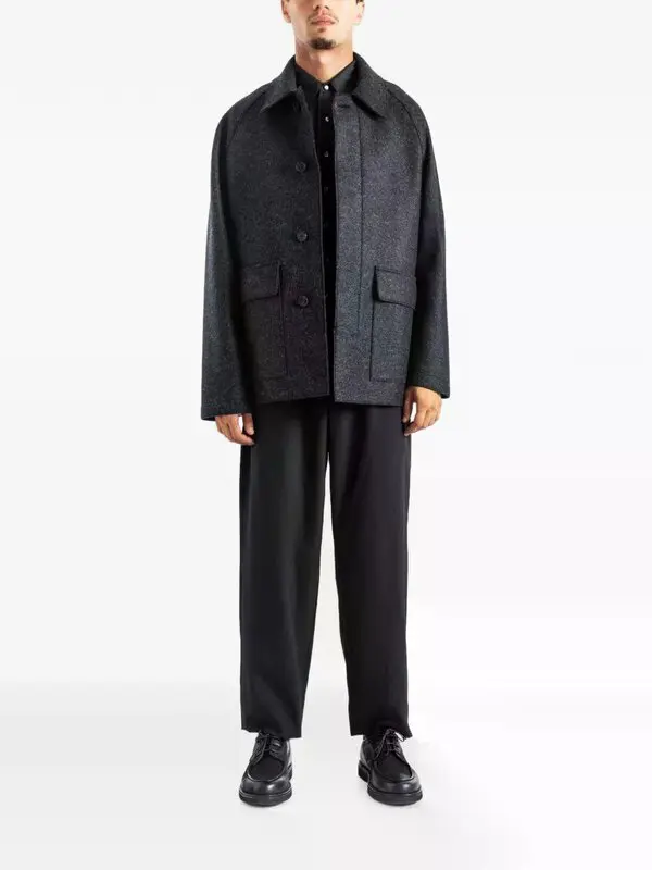 Harris Wharf London Pressed Wool Country Jacket