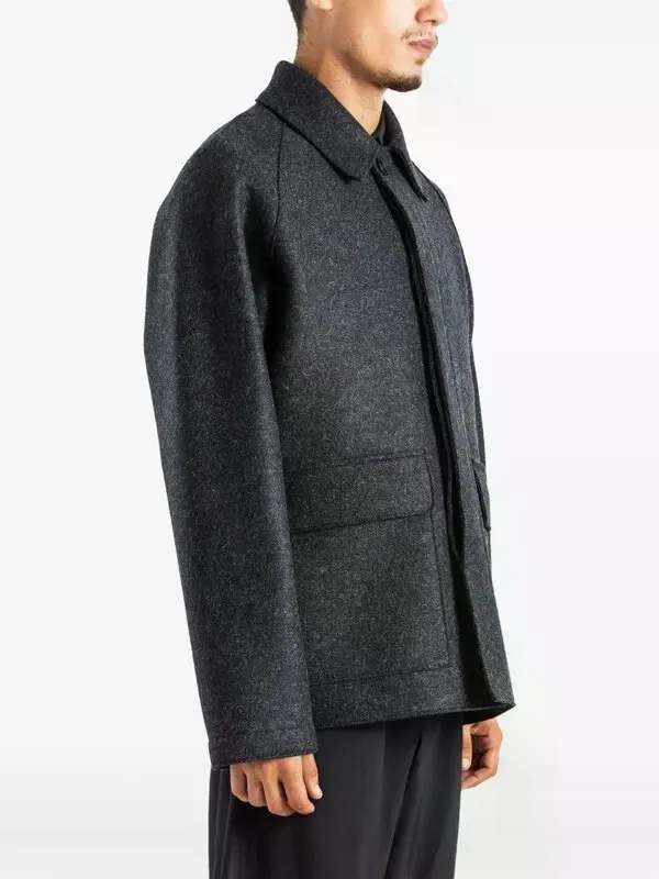 Harris Wharf London Pressed Wool Country Jacket