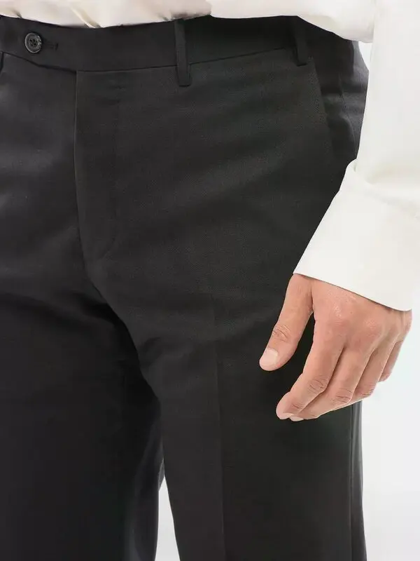 Corneliani Virgin Wool Welt-pocket Trousers