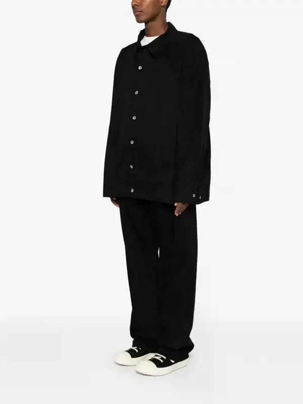 Rick Owens Jumbo Worker Jacket - Black
