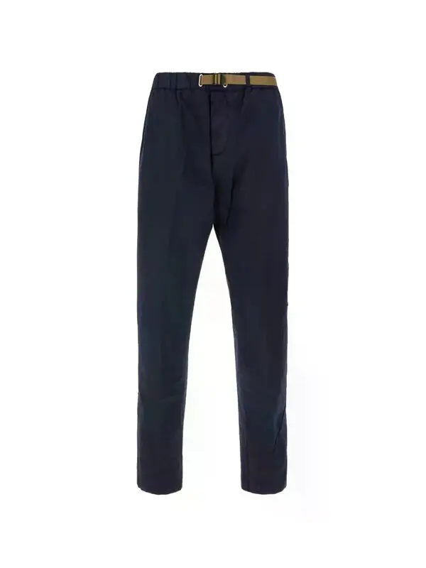 WHITE SAND Belted Chinos - Blue
