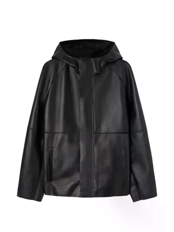 RETORI Hooded Leather Jacket