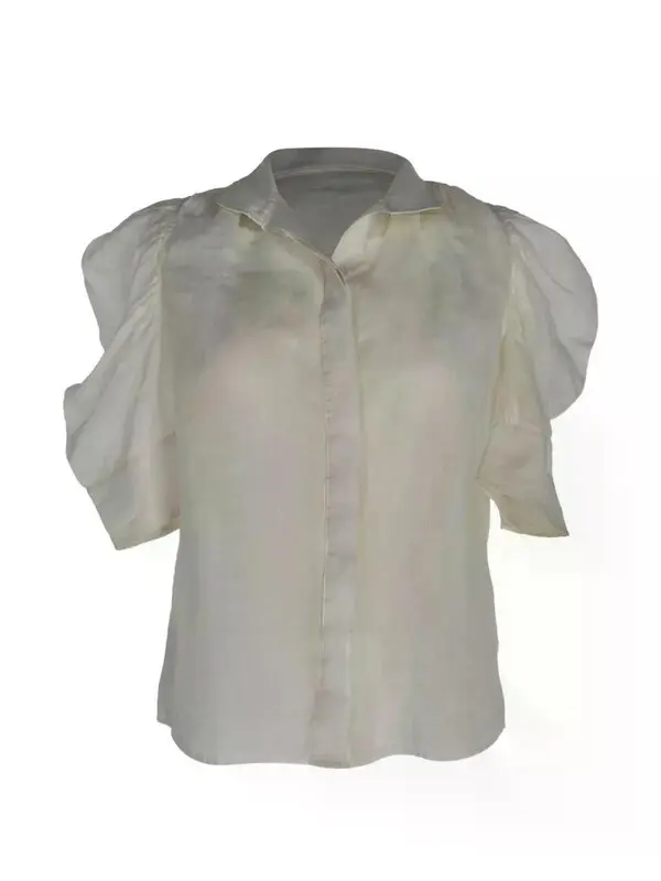 FRAME Puff-sleeve Blouse