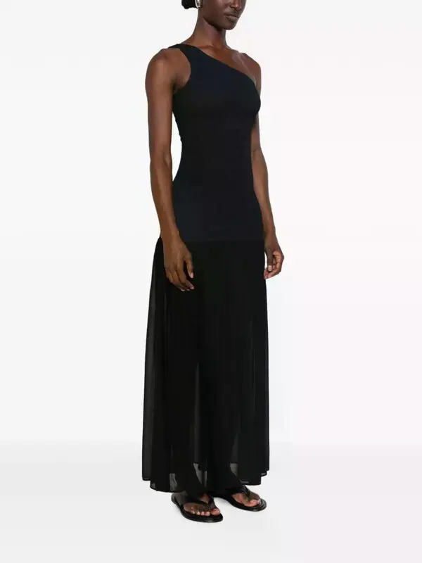 Hunza G Sandy One-shoulder Maxi Dress
