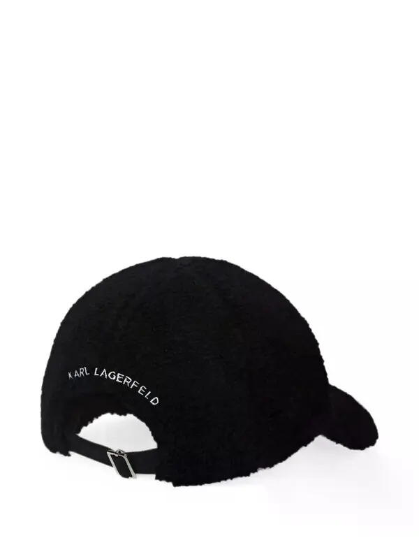 Karl Lagerfeld Ikonik Shearling Cap
