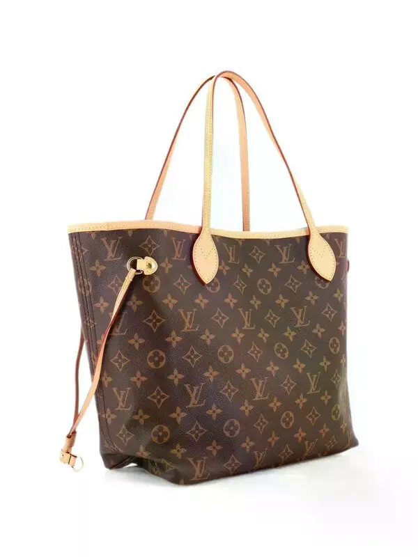 LOUIS VUITTON Neverfull Nm Monogram Canvas Mm Tote Bag - Brown