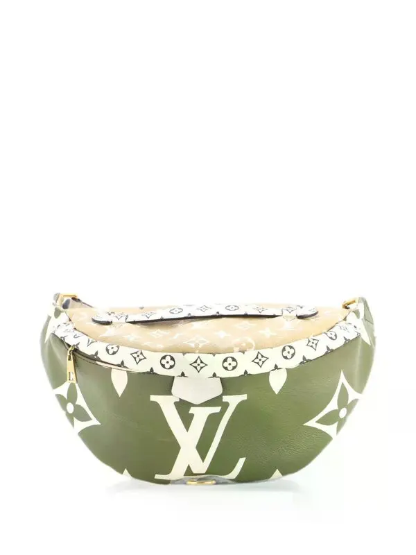 LOUIS VUITTON Bum Bag Limited Edition Colored Monogram Giant Belt Bag - Green