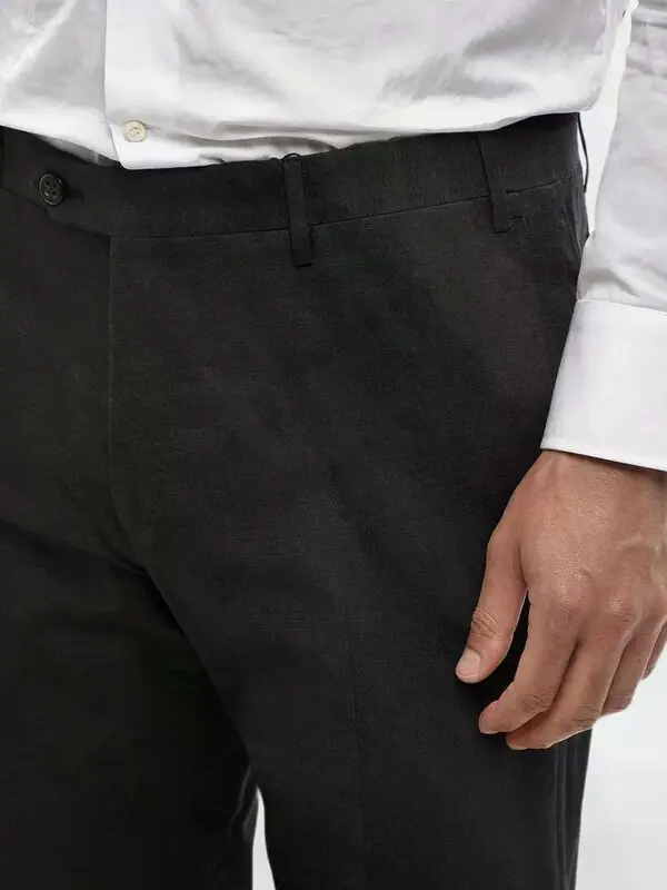 Corneliani Silk Four-pocket Trousers - Black