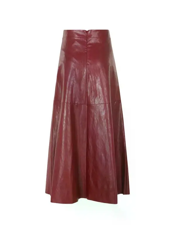Federica Tosi Crinkled-finish Flared Skirt