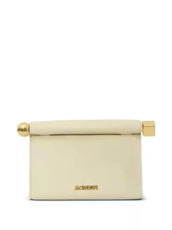 Jacquemus The Rond Carré Clutch Bag - Neutrals