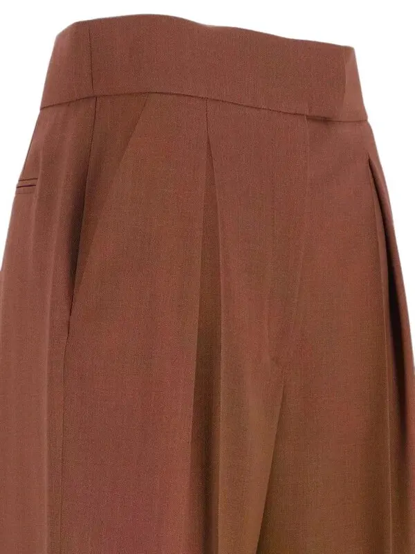 Valentino Garavani Pleated Wool Trousers