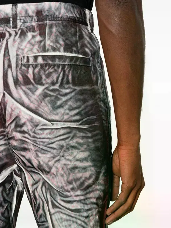 KANGHYUK Abstract Print Drop-crotch Trousers
