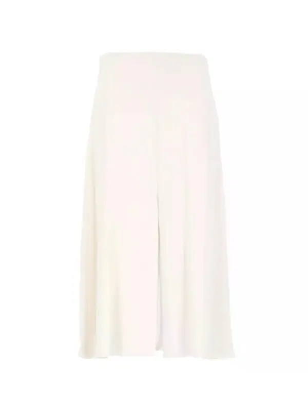 Valentino Garavani Silk Midi Skirt - Neutrals
